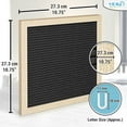 YES4QUALITY Felt Letter Board 10x10” with 170 Letters & Numbers ...