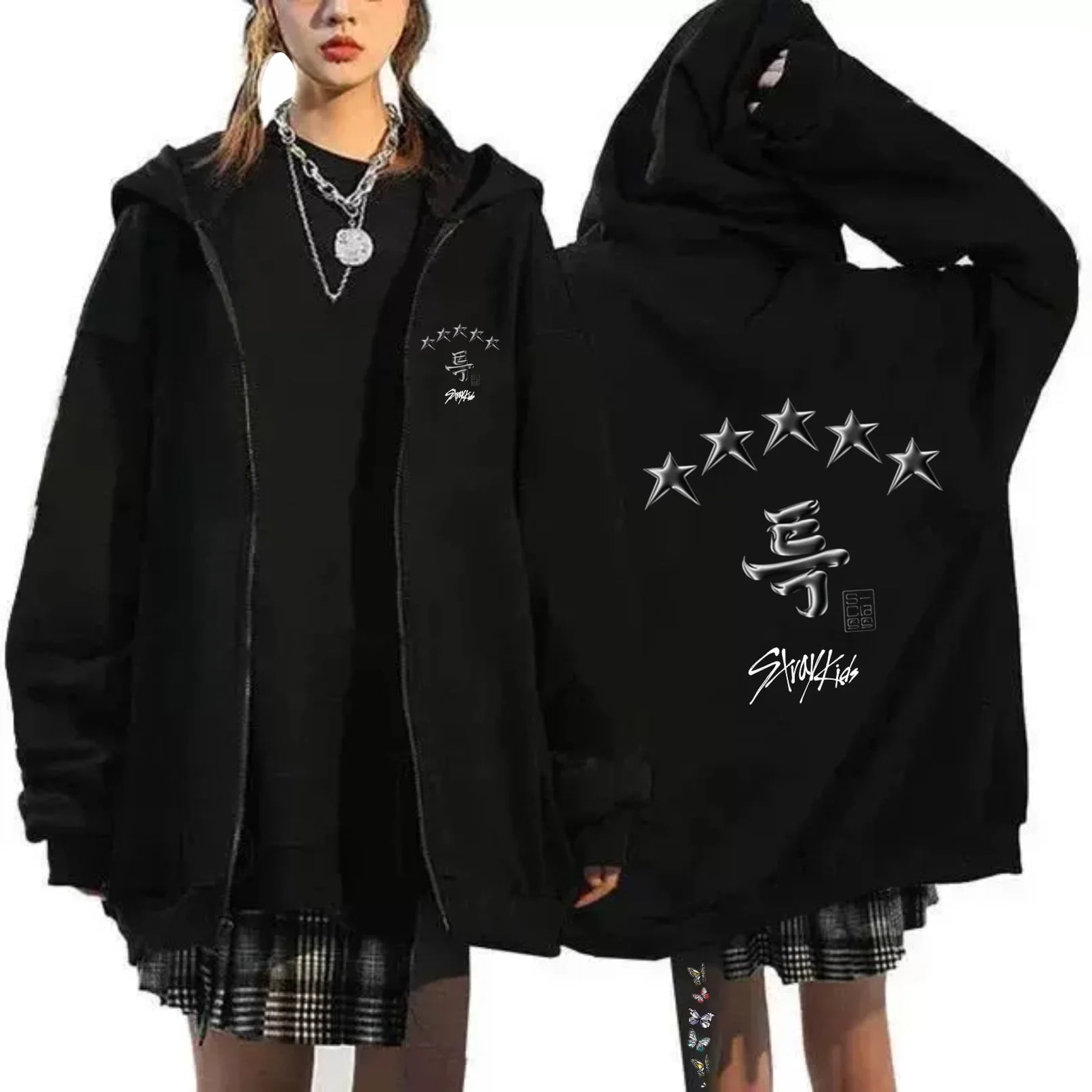 Click here for Cydzswyxgs Wanqiang Womens Zip Hoodies Stray Kids... prices