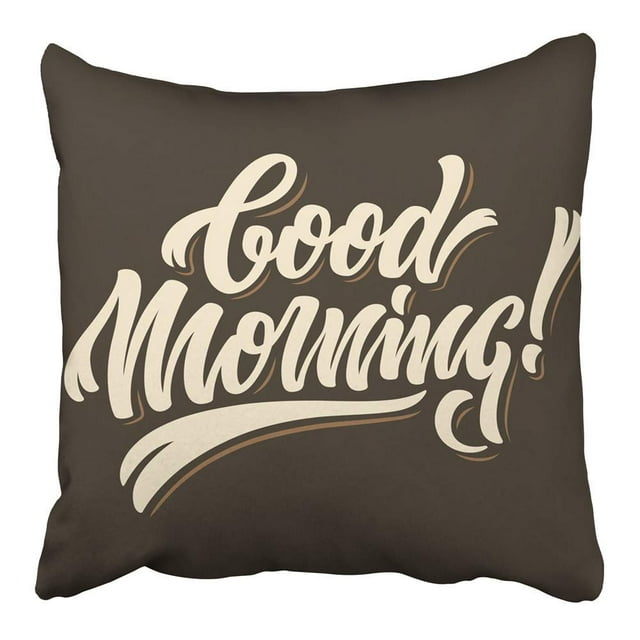 CMFUN Calligraphic Good Morning Lettering Text Calligraphy Classic ...