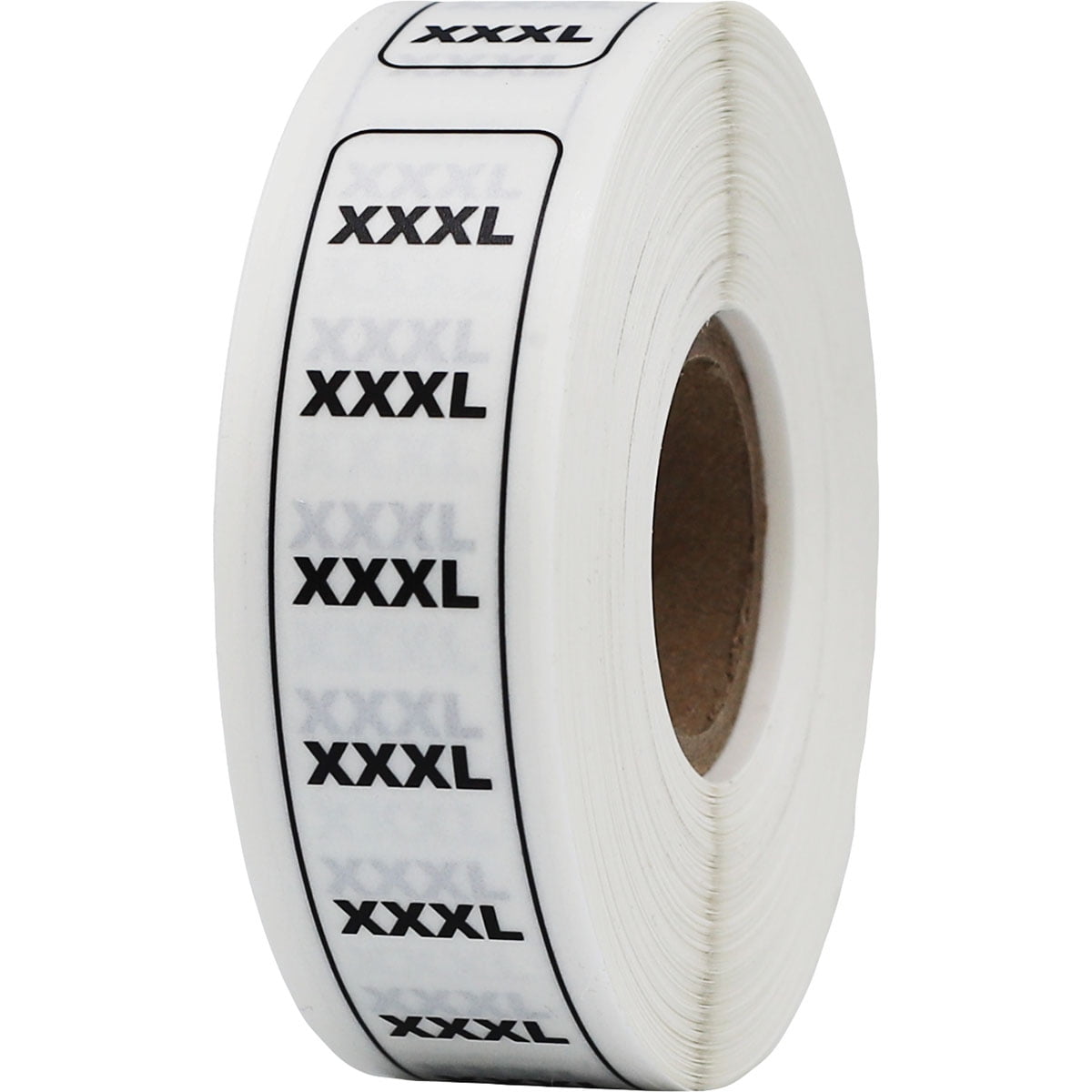 XXXL Size Strip Labels – Clothing Size | 0.75 x 5″ Rectangle - 200 Pack ...