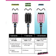 Babe Waves Jumbo Hair Curling Wand | Triple Barrel Waving Iron ...