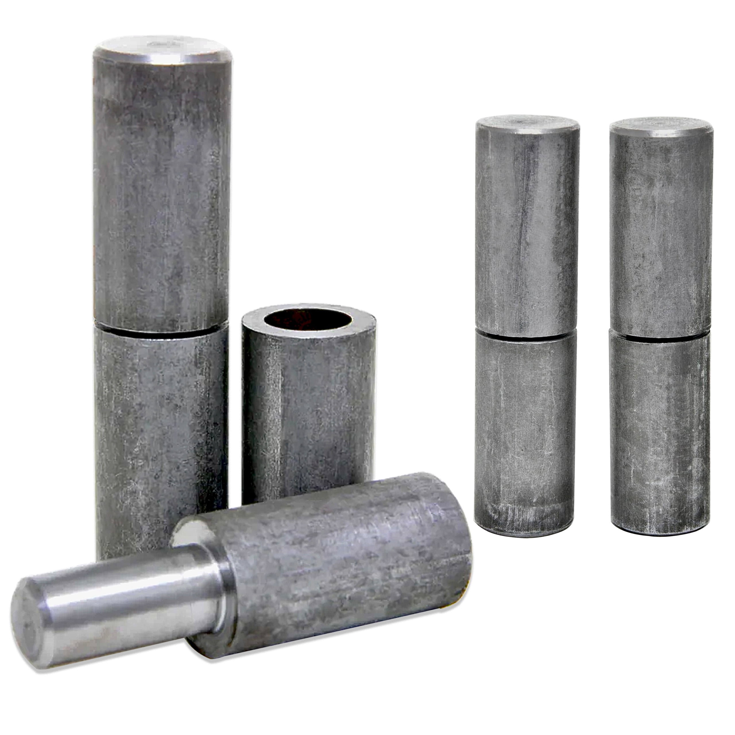 4 Pack - 3” Weldable Barrel Hinges – 3 Inch x ¾ Inch – Heavy Duty Steel ...