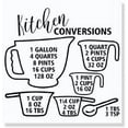 Kitchen Conversion Chart Wall Stickers Vinyl Decals Cooking ...