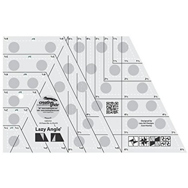 Creative Grids Lazy Angleﾮ Ruler - Walmart.com