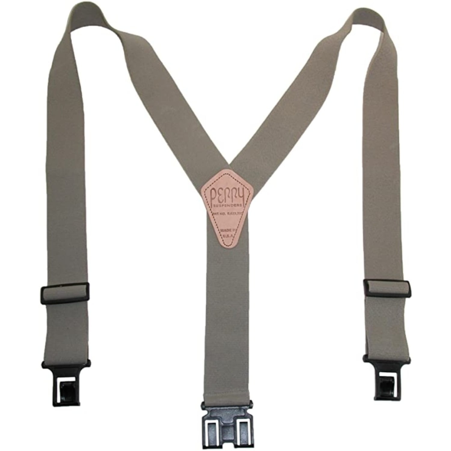 Perry Hook-On Belt Suspenders Small - The Original - Tan - 1.5"W x 42L ...