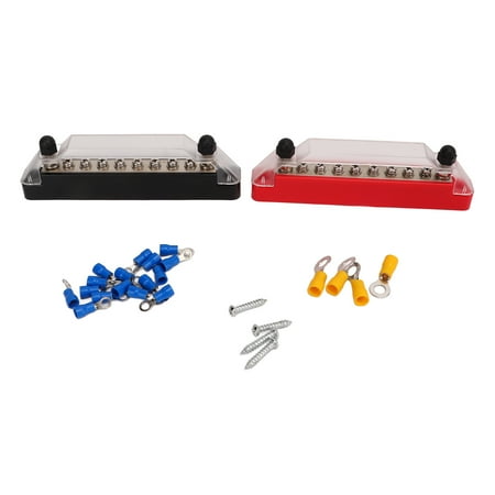 Terminal Block Connector Bar, Bus Bar Block High Strength 1 Pair Rust ...