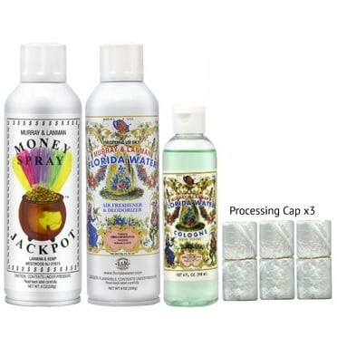 Lanman & Kemp Florida Water Set: 7.5oz Water, 3.35oz Soap, 8oz Air ...