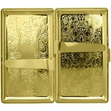Victorian Scroll Metal-Plated Cigarette Case (Full Pack - 120s Size ...