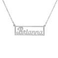 Personalized Rectangle Bar Name Necklace - Walmart.com