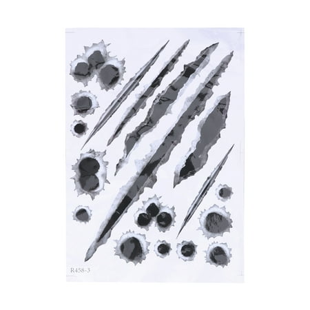 Bullet Holes Car Stickers Decals Simulation Crack Bullet Hole Decals ...