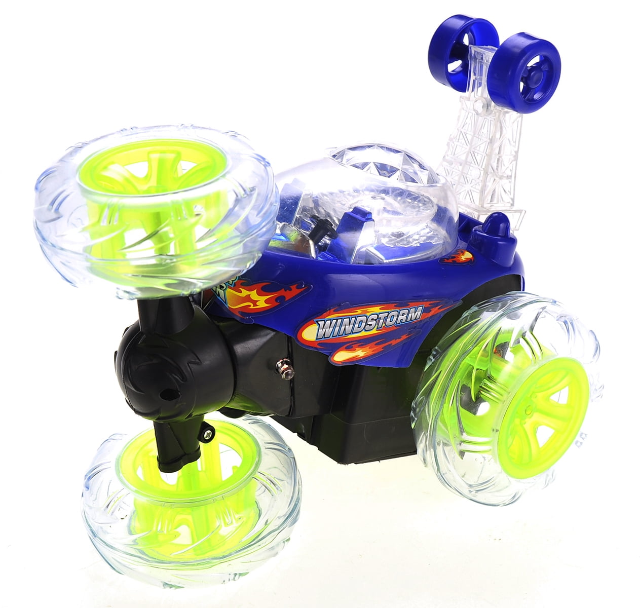 PlayWorld Ready! Set! Race! RC Stunt Twister Car w/ Light & Music ...