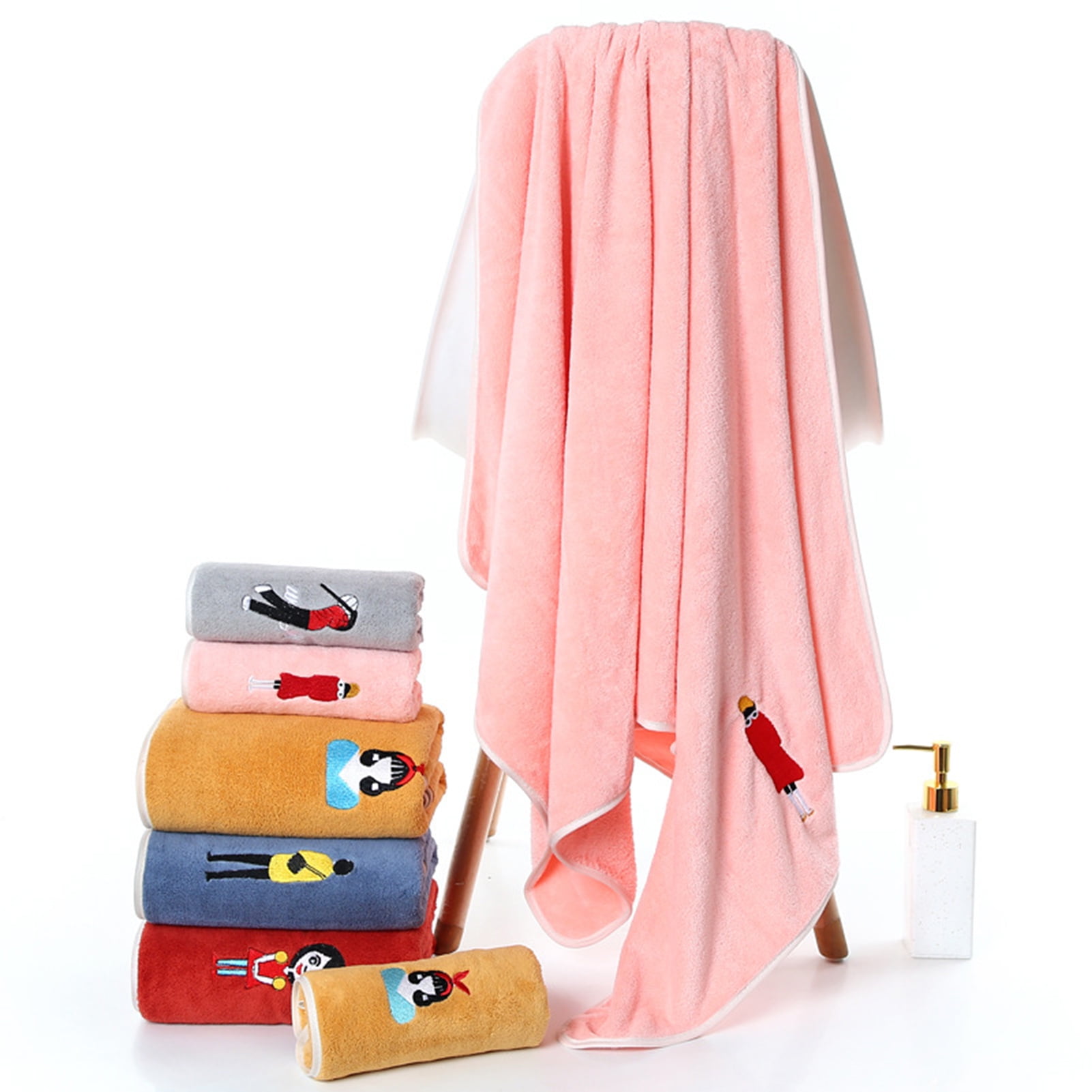 Happy Date Luxury Hotel & SPA Bath Towels - High Density Fleece Towel ...