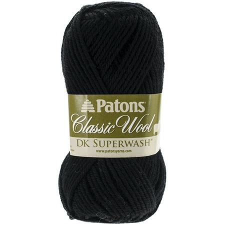 Patons Classic Wool Dk Superwash Yarn-Black - Walmart.ca