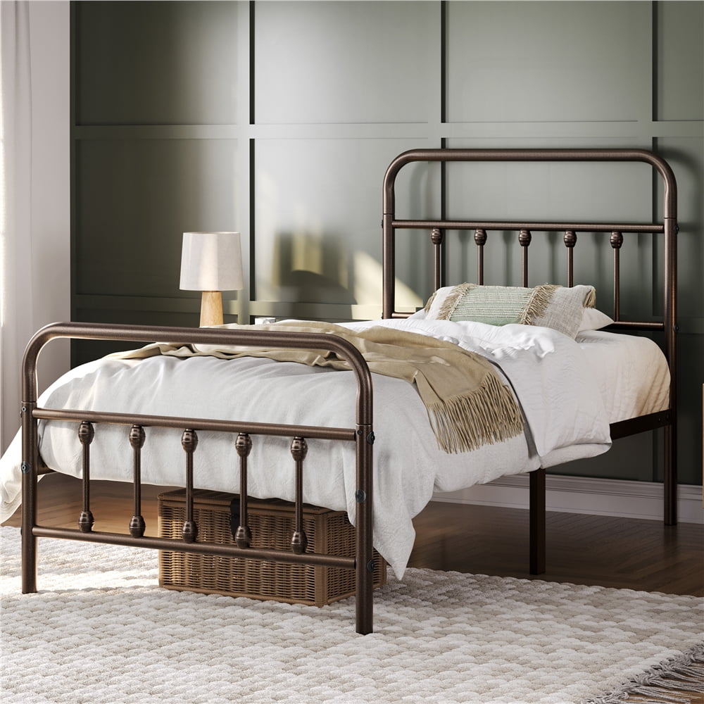 Click here for Yaheetech Classic Metal Platform Bed Frame With Hi... prices