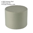 Better Homes & Gardens 20" Round Outdoor Pouf Ottoman, 1-Piece, Green ...