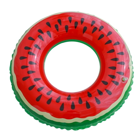 Inflatable Swim Ring, Durable Watermelon Shaped Summer Pool Beach Party ...