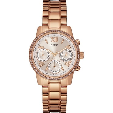 GUESS Women's Rose Gold-Tone Watch W0122L3 - Walmart.com