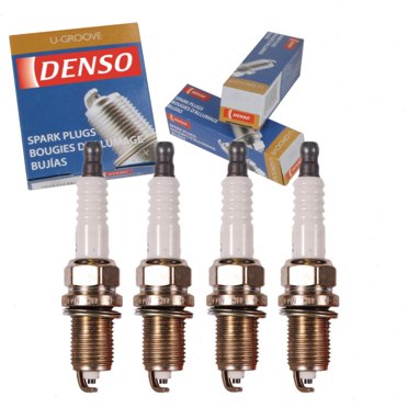 4 pc DENSO 4096 Standard U-Groove ENGINE Spark Plugs for X24EPR-U9 ...