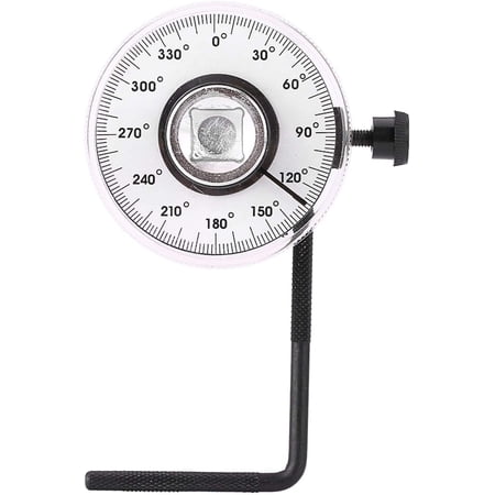 Torque Angle Gauge, Angular Torques 360° Adjustable 1/2 Inch Torque ...