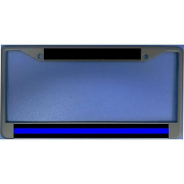 Thin Blue Line, Police License Plate Tag Frame, Multiple Colors ...