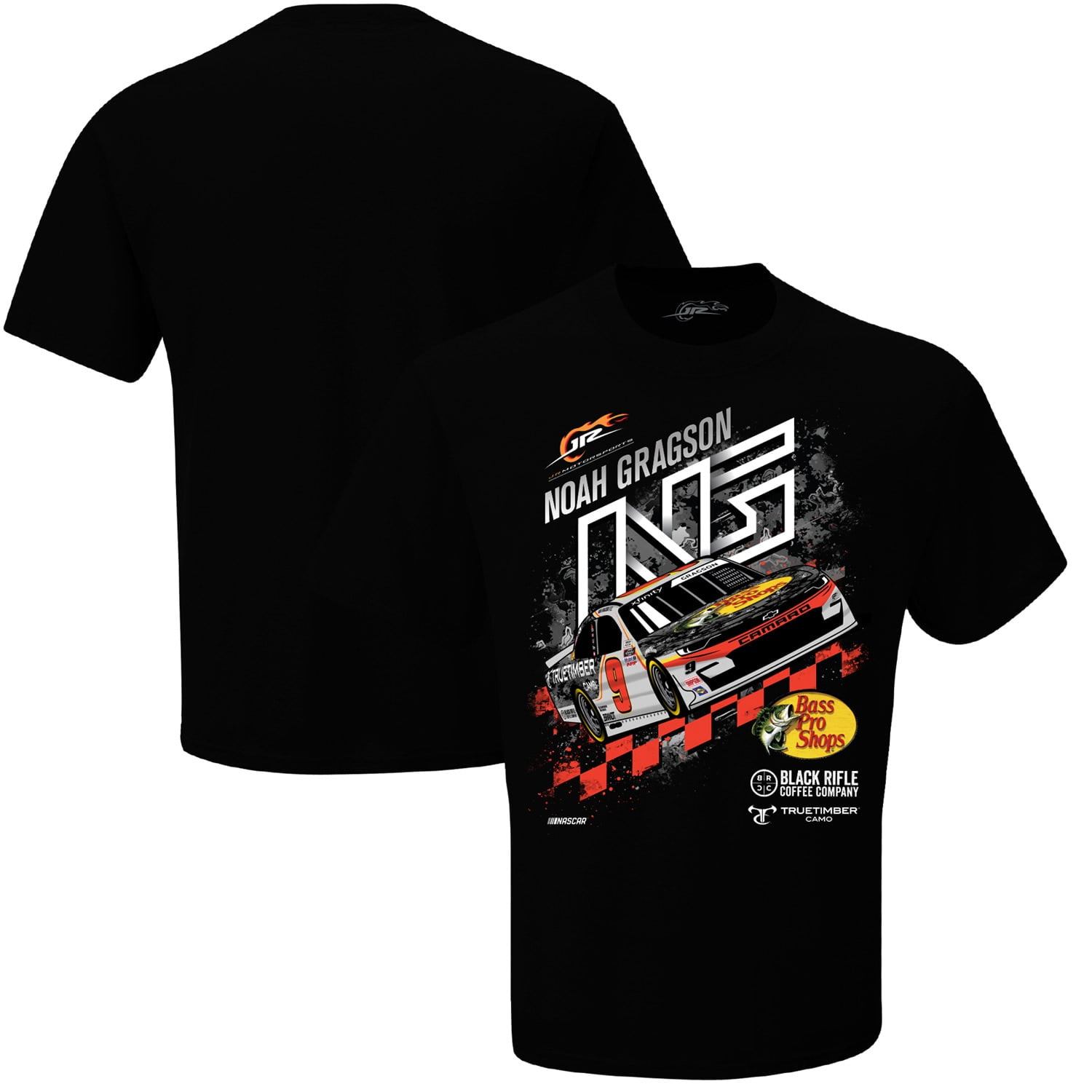 Buy Men's JR Motorsports Official Team Apparel Black Noah Gragson 2021 ...