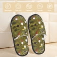 Bixox Men's Women's Gnomes Playing in the Garden Patterned Plush House ...