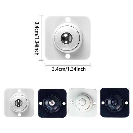 kurtrusly Pack of 4 Sticky Pulley Self Adhesive Universal Storage Box ...