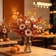 2026 Upgrade Maple Sunflower Pumpkin Fall Bouquet, Wired Artificial ...