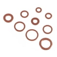 100 Pcs Copper Flat Washer Gasket Set, Purple Metal Sealing Ring ...