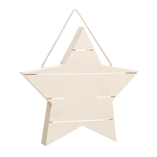 Unfinished Wood Shadowbox: Star, 12 x 11.25 inches - Walmart.com