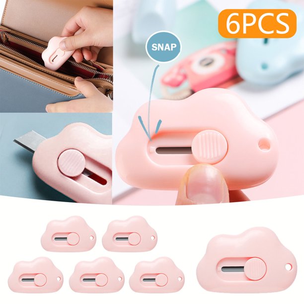 Cloud Shape Utility Knife Retractable Portable Mini Knife For Wrapping ...