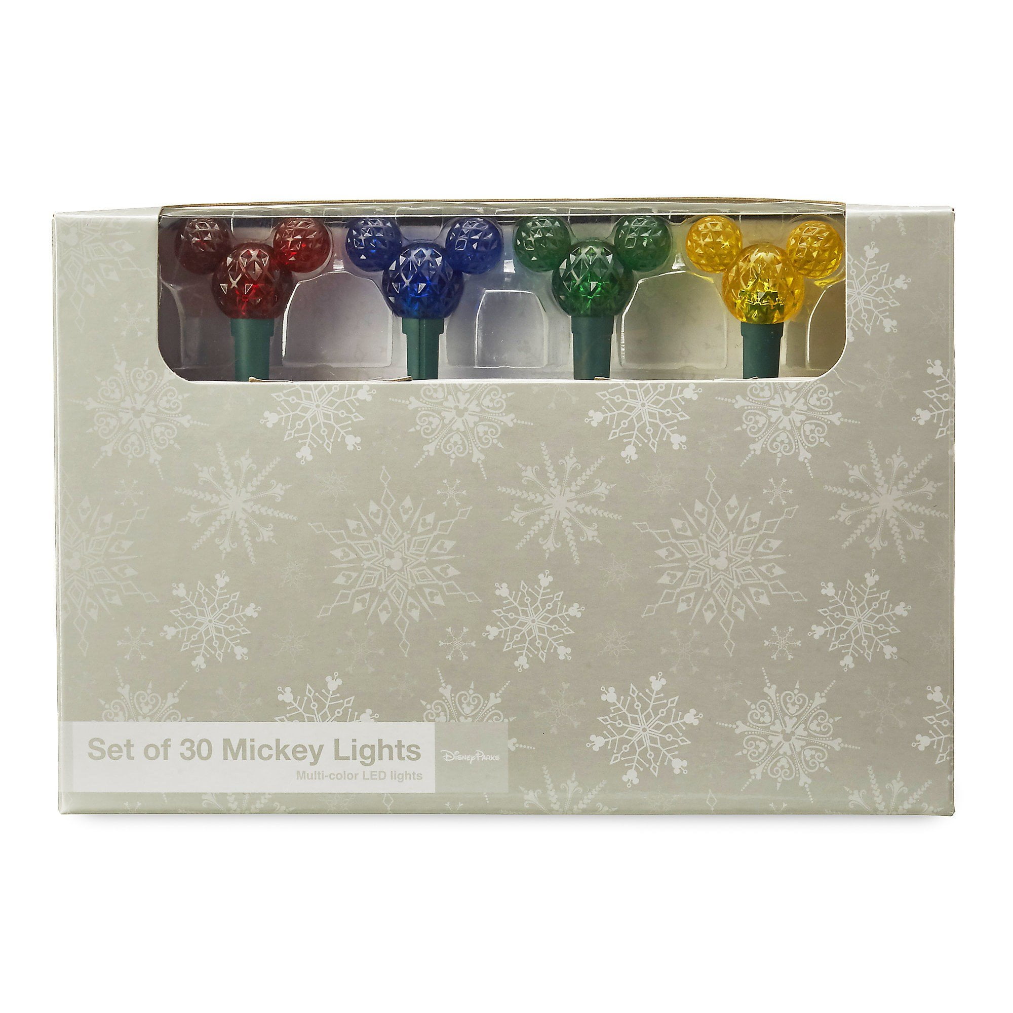 Disney Parks Mickey Mouse Holiday Lights Set Multicolored New with Box ...