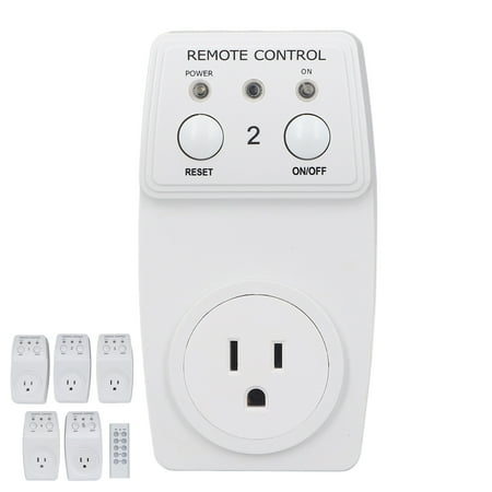 Remote Control Outlet Plug, Wireless Remote Control Electrical Outlet ...