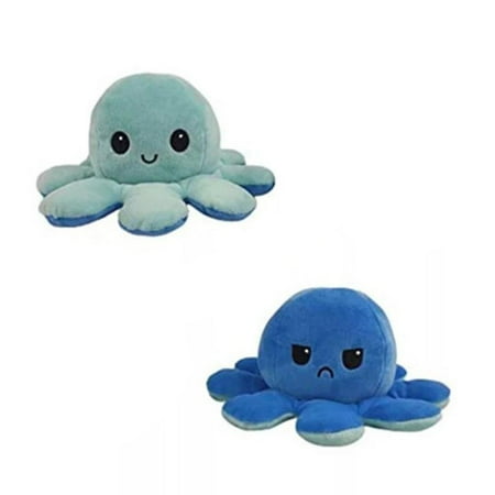 Octopus Doll Double-sided Flipping Doll Octopus Plush Toy Flipped ...
