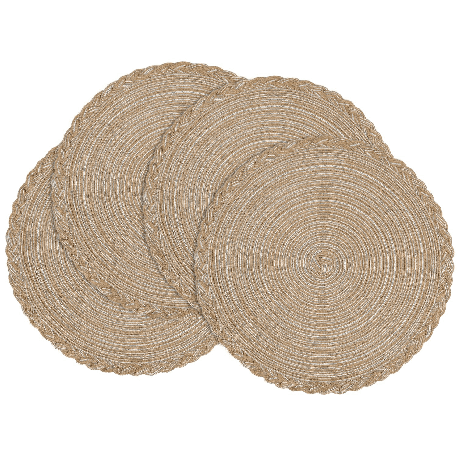 Click here for Lucoss Round Placemats Set Of 4 For Dining Table -... prices
