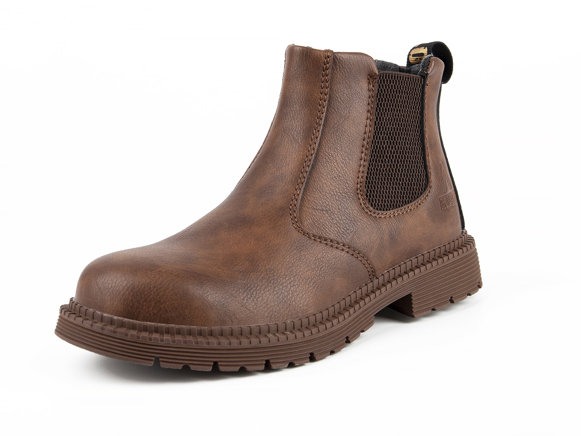Steel Toe Work Boots for Men Women Leather Safety Shoes Waterproof ...