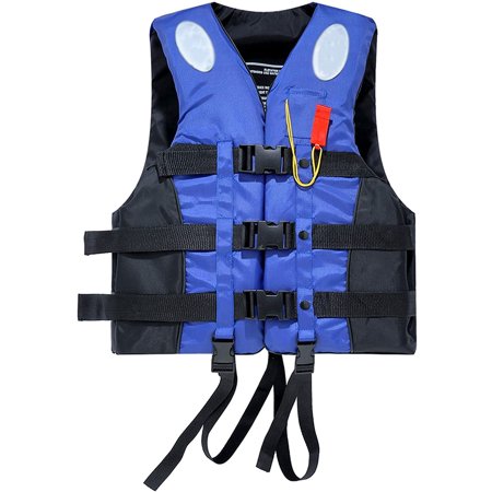 Life Jacket Adult Kids Swimming Vest with Whistle Boating Water Sports ...