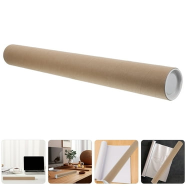 LEXSOMEO Mailing Tube Cardboard Poster Tube with Cap for Shipping and ...
