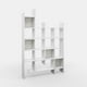 Ada Home Decor Furniture Multiple Tier Open Shelf White Ancient White ...
