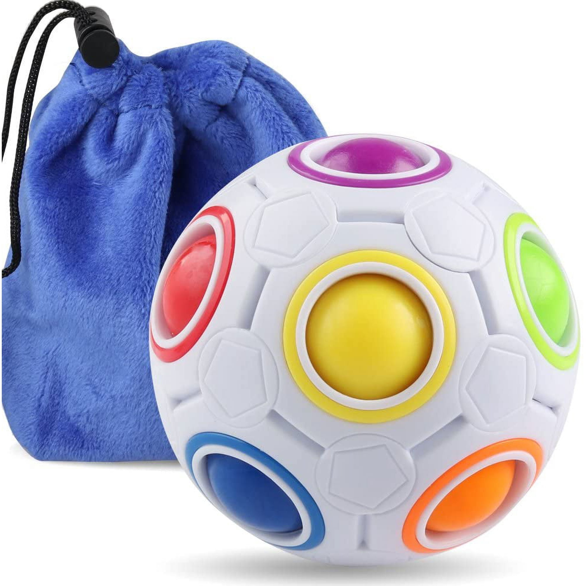 Click here for Oimzzr Rainbow Puzzle Ball With Pouch Color-Matchi... prices