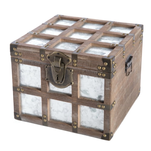 Square wooden box Small wood box Wooden chest storage Small chest Boxes ...
