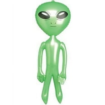5' Green Inflatable Alien - Walmart.com