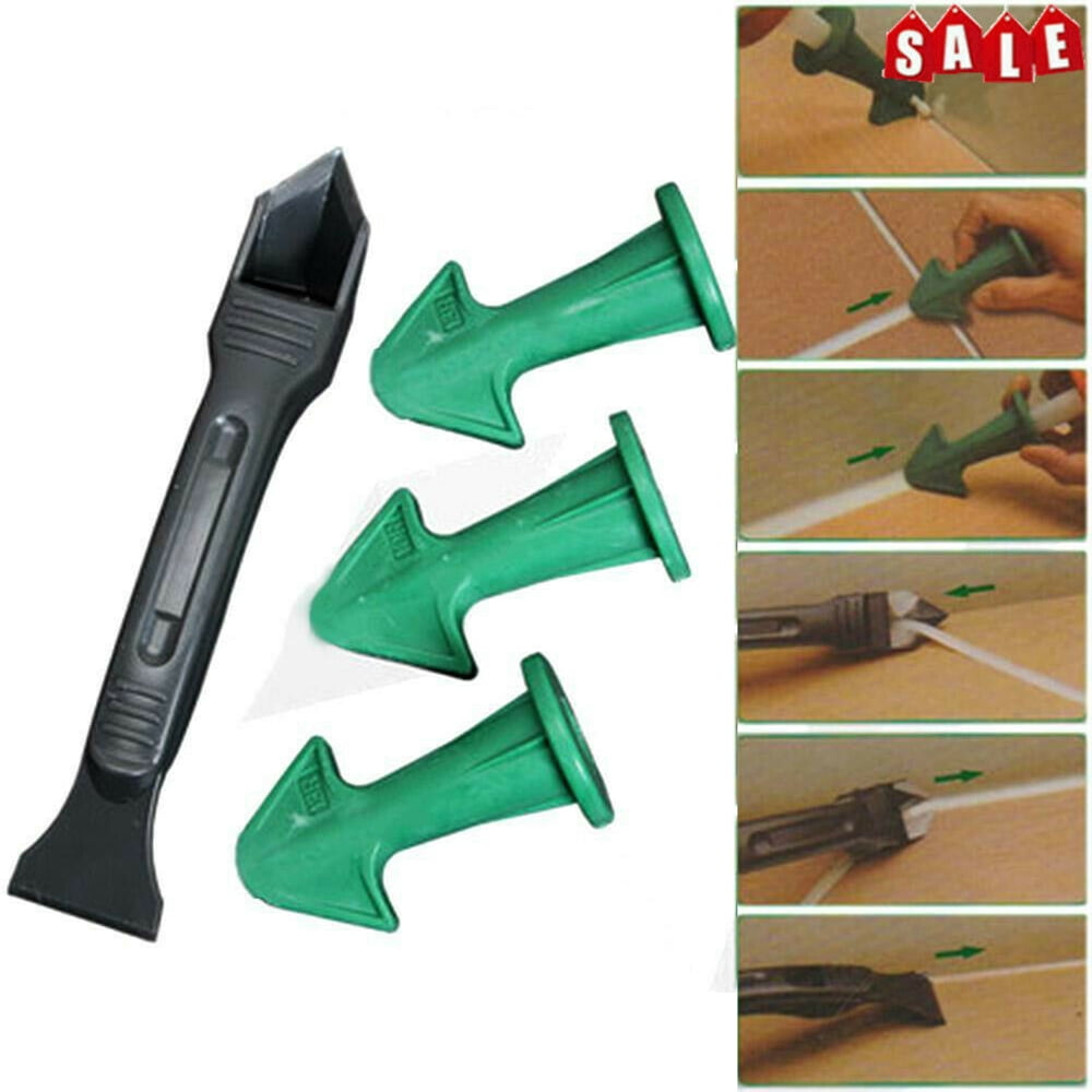 3 in 1 Silicone Caulking Finisher Tool Nozzle Spatulas Filler Spreader ...