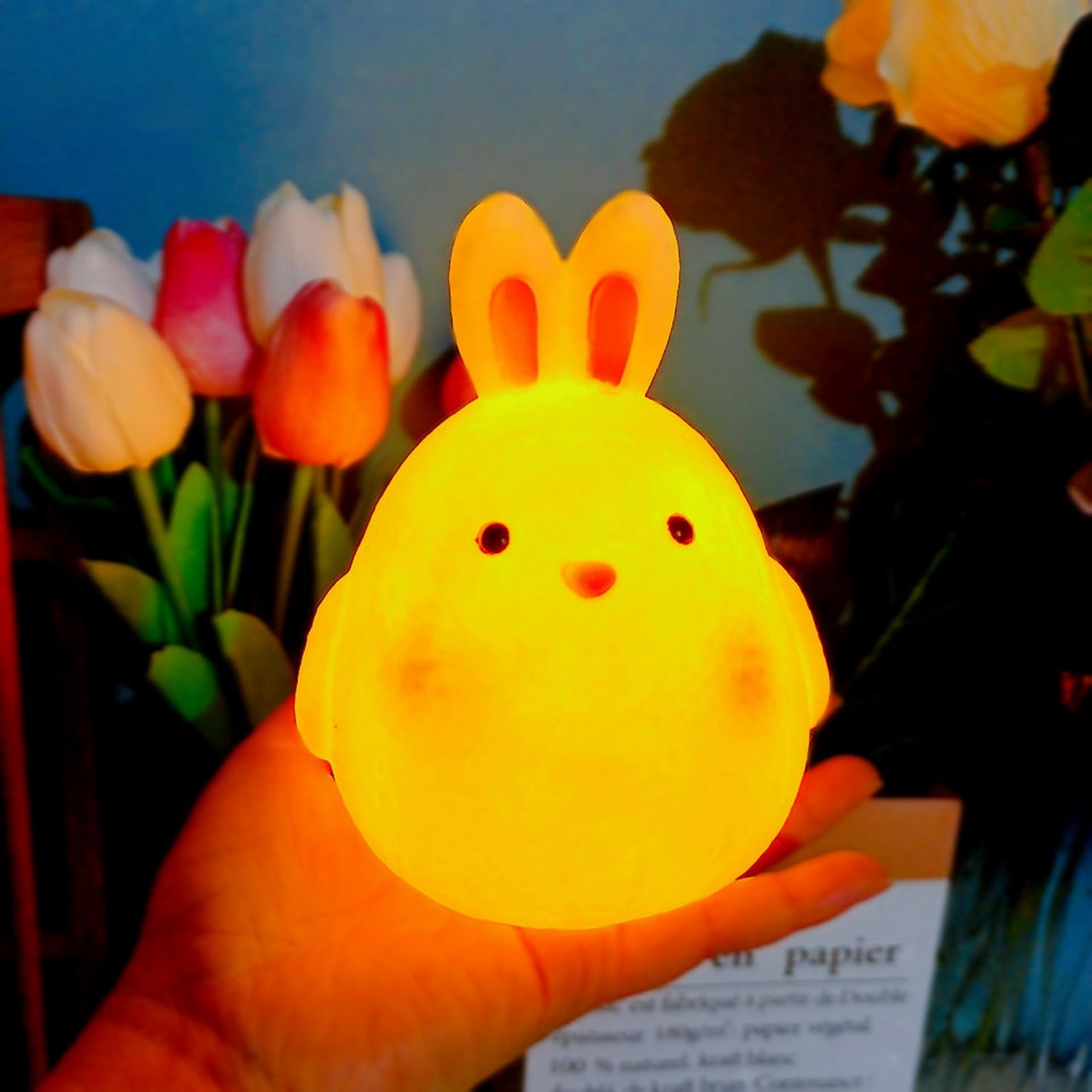 Sunjoy Tech Cartoon Rabbit Lamp Adorable Appearance Soft Lighting ...