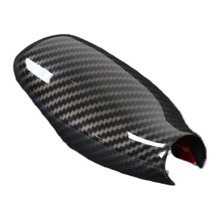 Shifter Lever Knob Sticker, Clear Texture Carbon Fiber Style Gear ...
