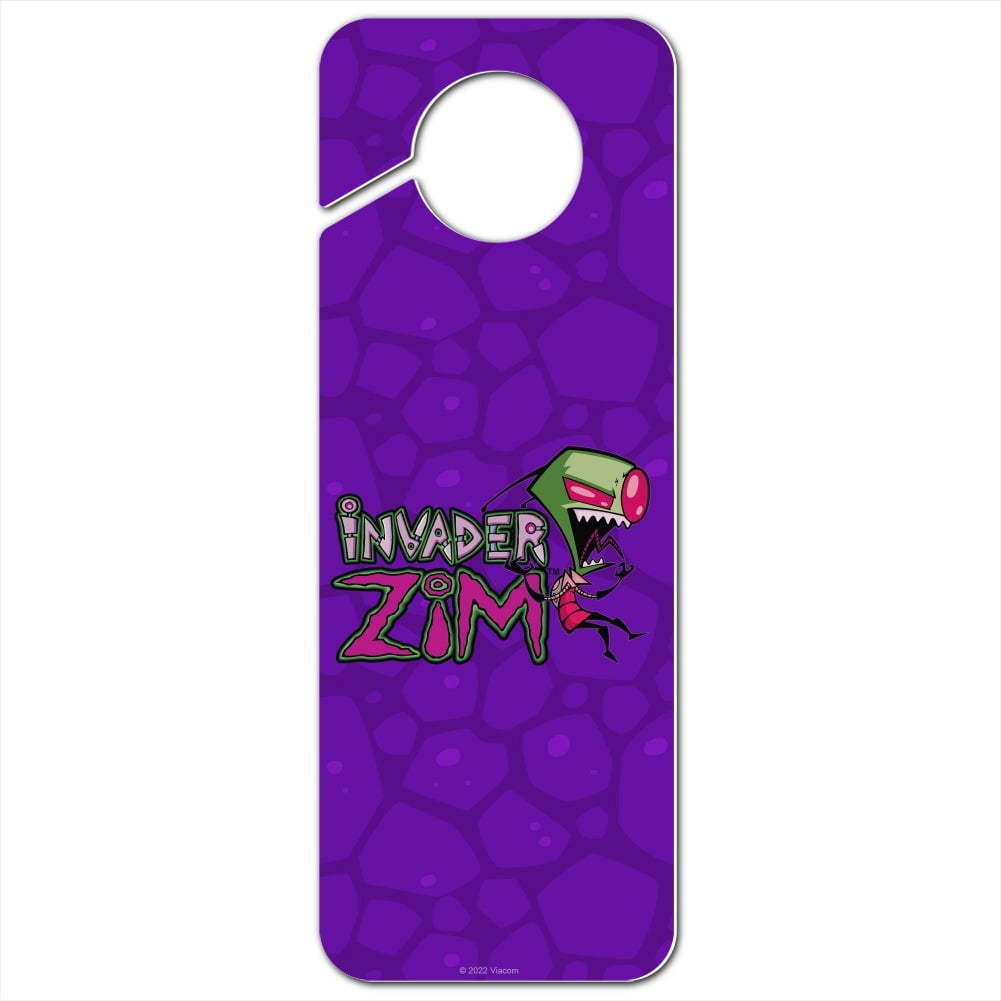 Invader Zim Plastic Door Knob Hanger Sign - Walmart.com