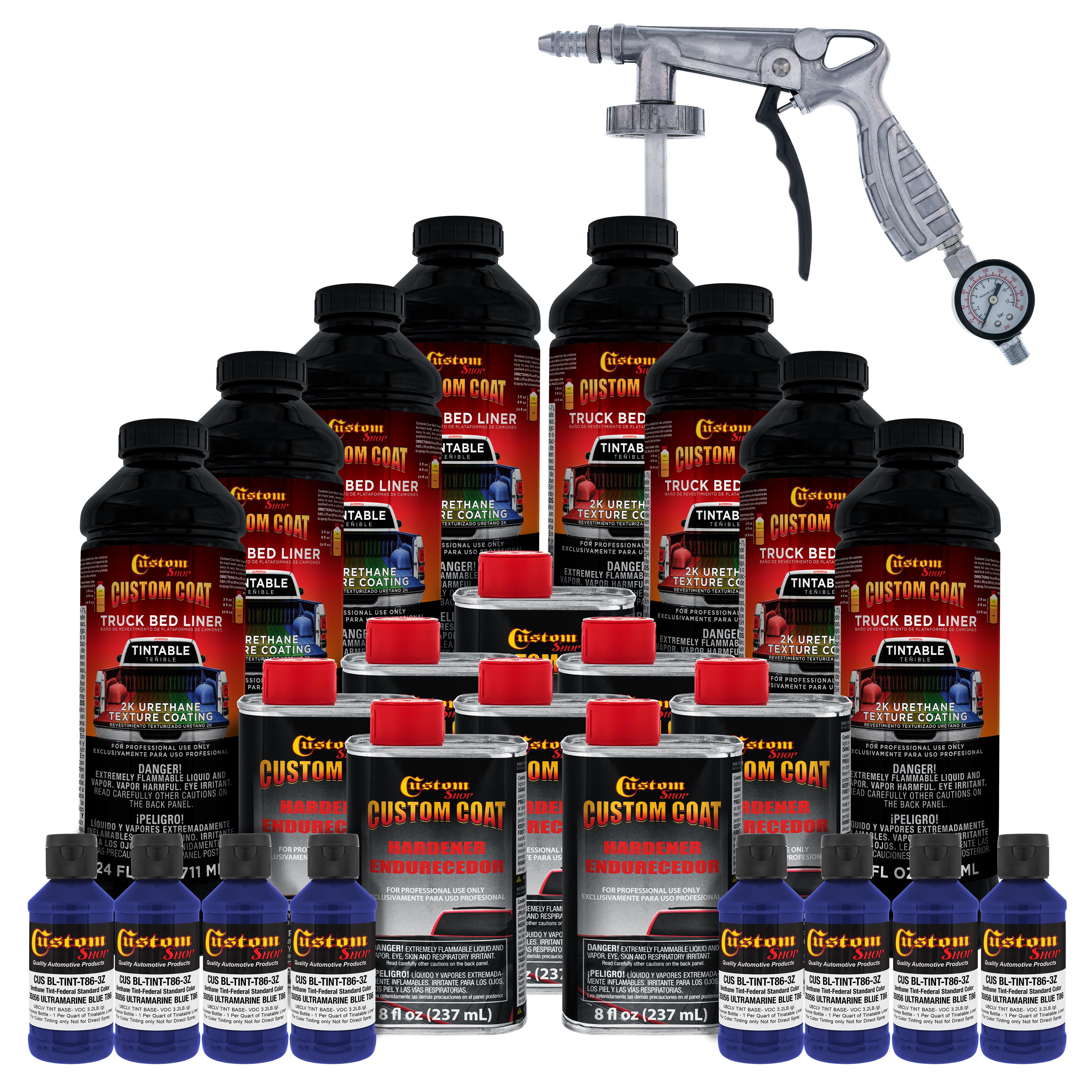 Custom Coat 35056 Ultramarine Blue T86 Urethane Spray-On Truck Bed ...