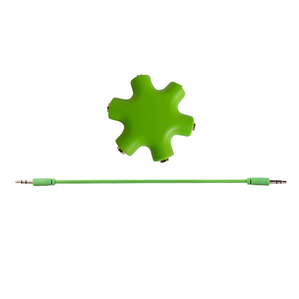 TureClos Audio Splitter 3.5mm Audio Adapter 1 to 5 Splitter Phone ...