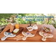 Acacia Wood Cutting Board – Decorative Hand Painted Floral Design ...