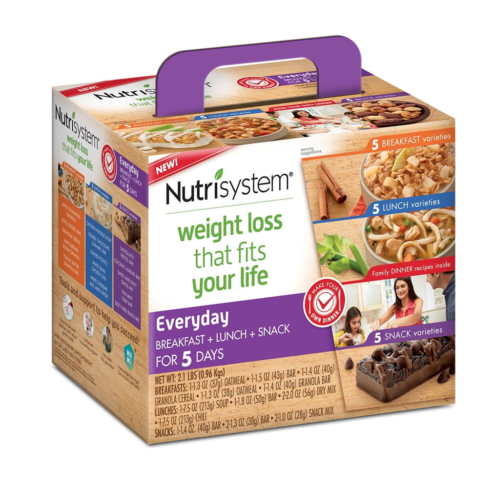 Nutrisystem 5 Day Everyday Weight Loss Kit 2 1 Lbs 10 Meals 5 Snacks